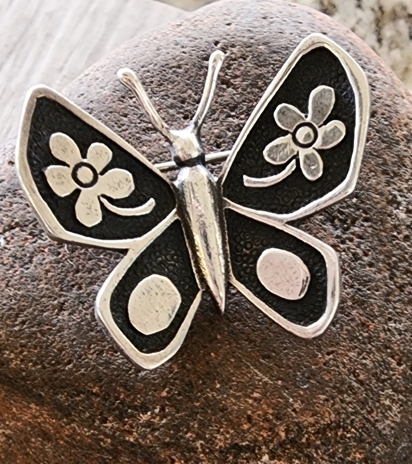 Retired James Avery Mariposa Butterfly Pin Brooch Ste… - Gem