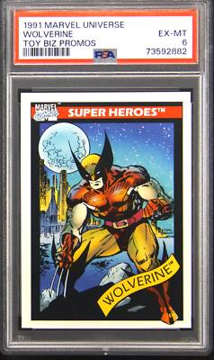 1991 Marvel Universe Toy Biz Promos Wolverine Promo Marvel (MCU) Card ...