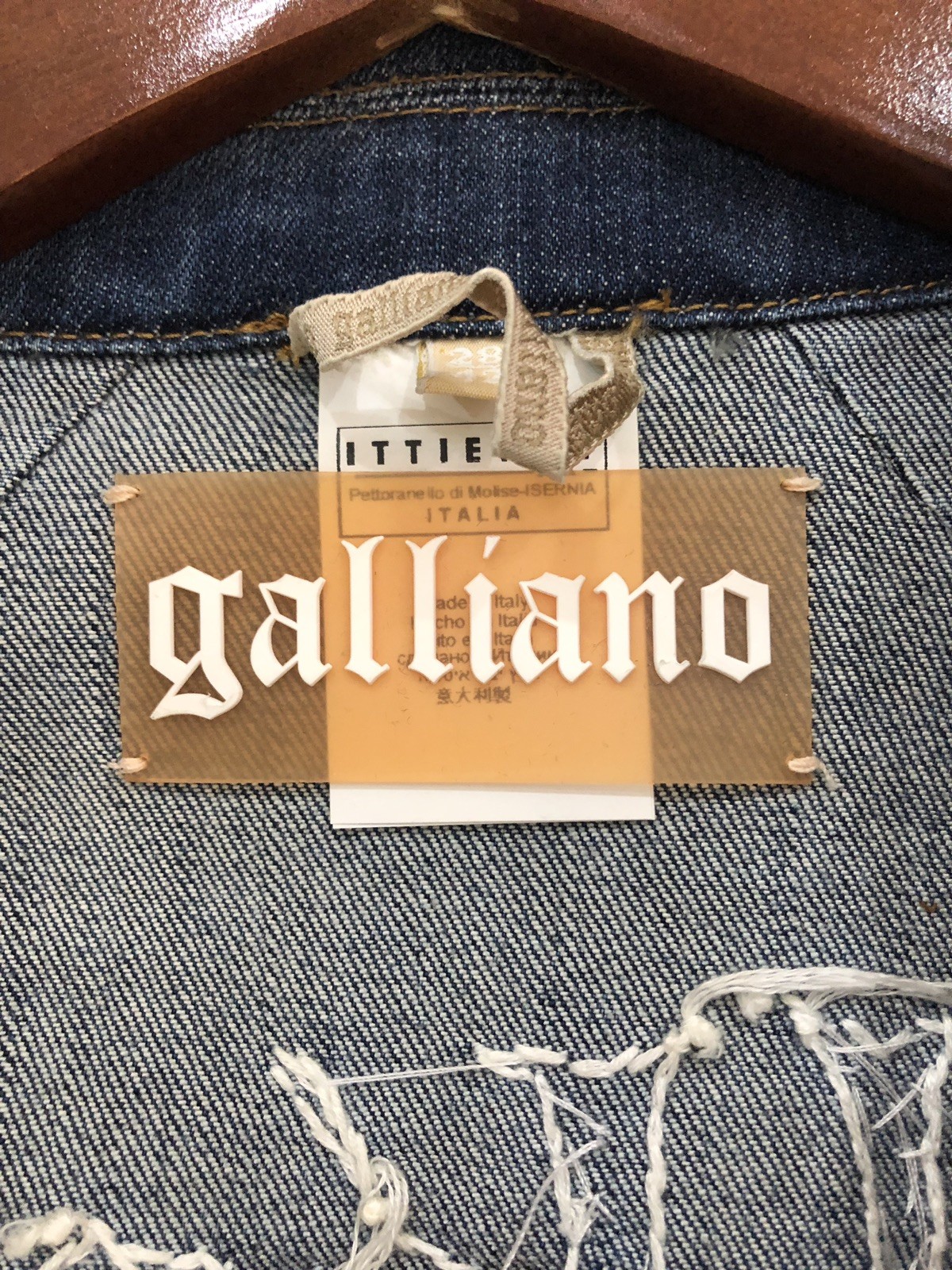 Galliano Jean Jacket Small | eBay