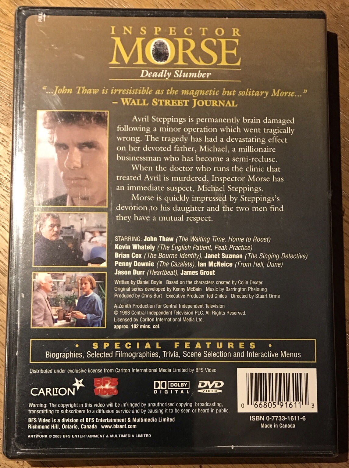 Inspector Morse - Deadly Slumber (DVD, 2003) for sale online | eBay