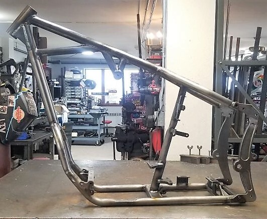 USA Made Single Downtube Softail Motorcycle Frame @ Panhead, Shovel ...