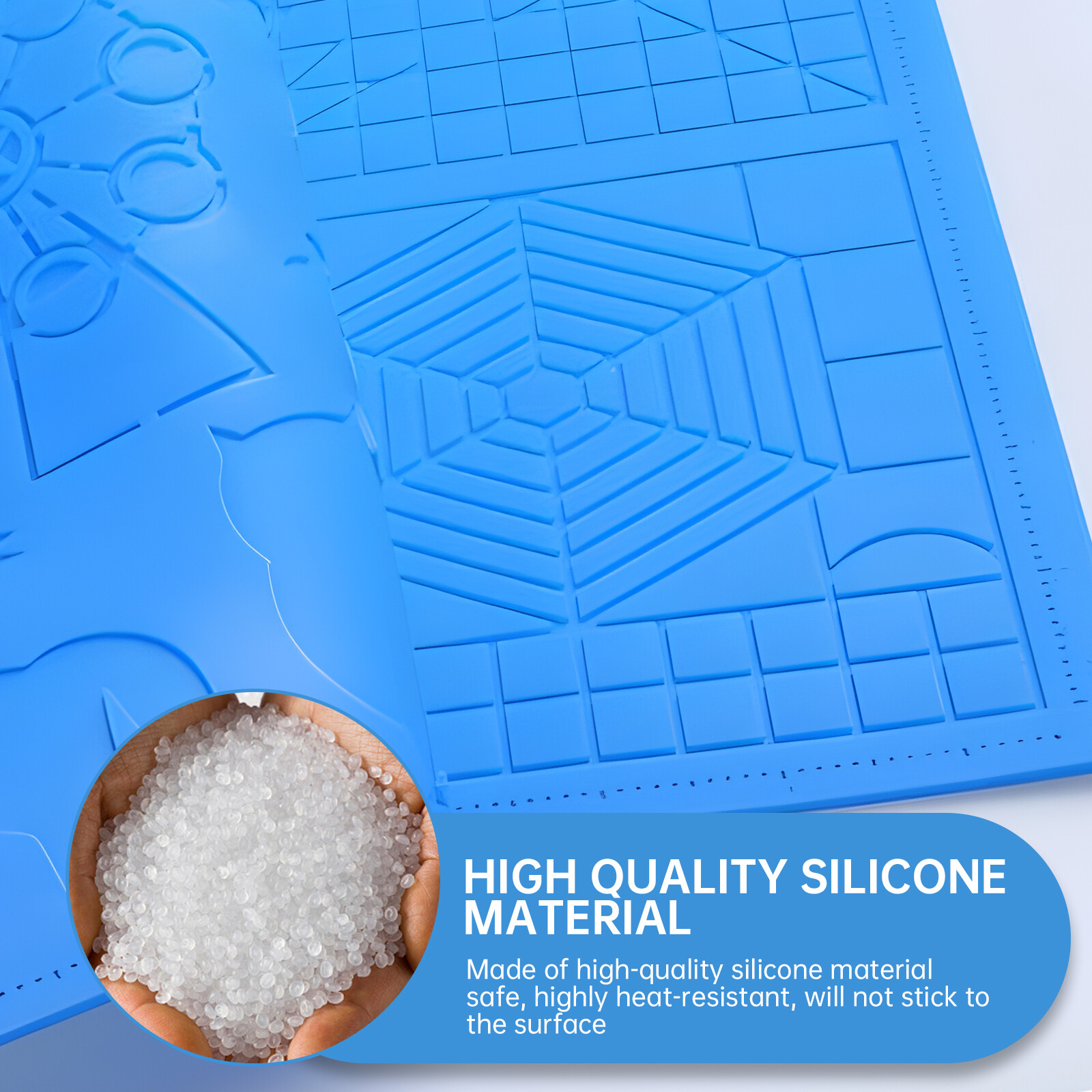 3D Pen Mat with 2 Finger Protectors Heat-Resistant 3D Pen Drawing Pad ...