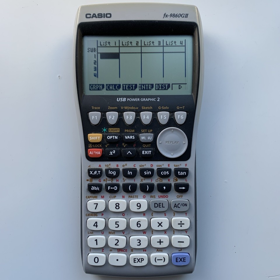 Casio FX-9860GII Advanced Graphic Calculator 4971850034155| eBay