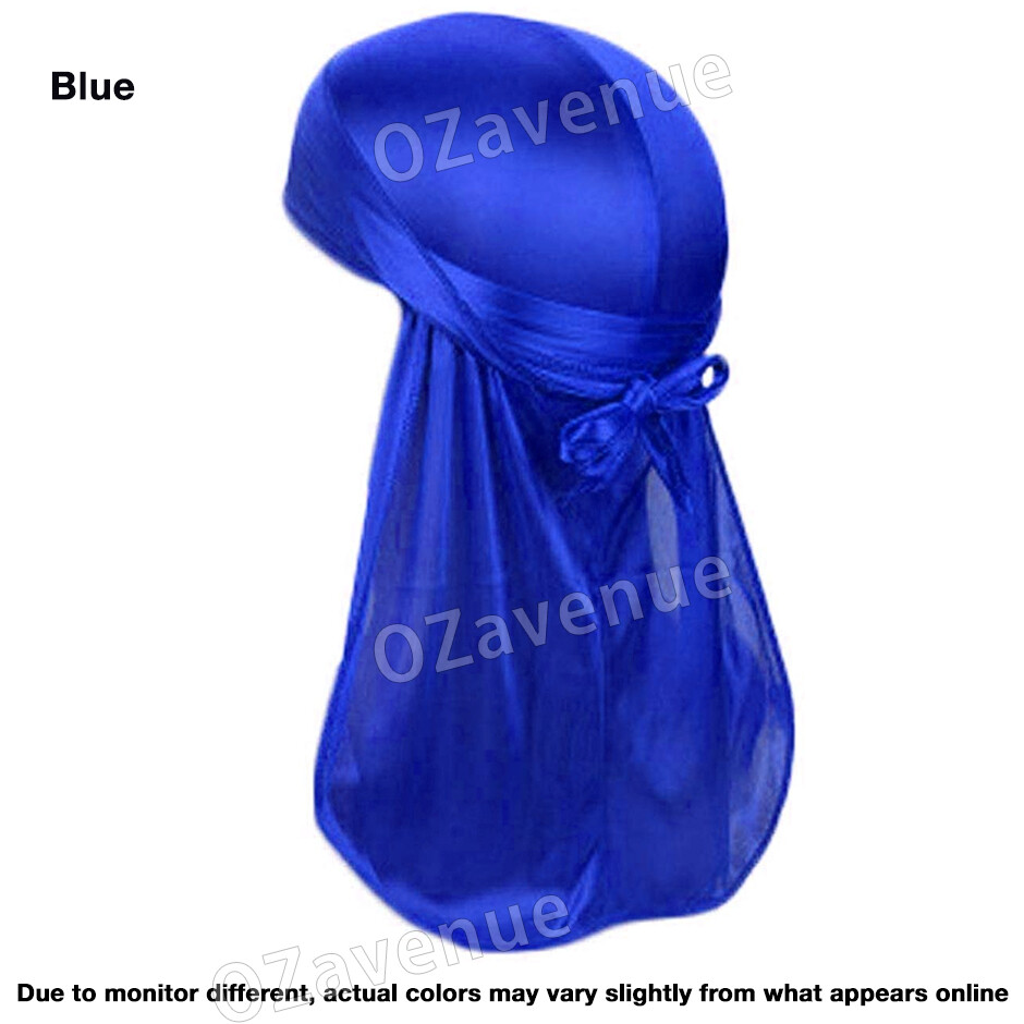 Velvet Durag Silky Hat Cap Men Women Premium Designer Doo Rag Wave Silk ...