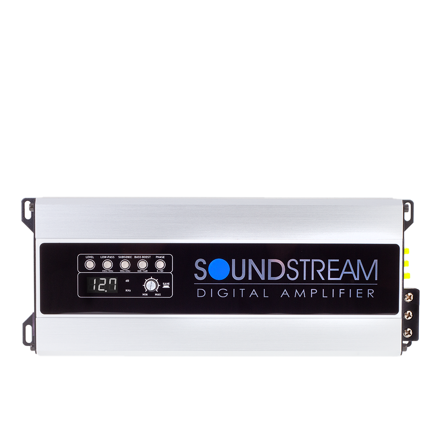 Soundstream DPA1.2000D Small Class D 400 Watt RMS Subwoofer Amplifier ...