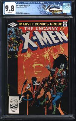 Marvel Comics Uncanny X-Men #159 7/82 FANTAST CGC 9.8 White pages | eBay