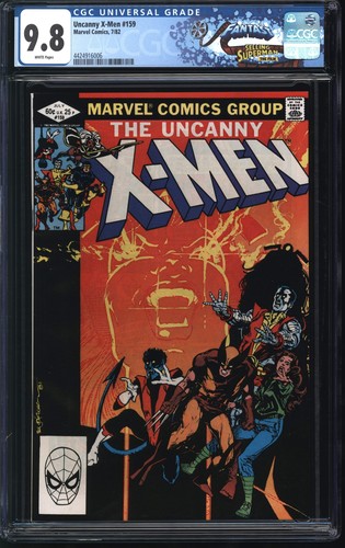 Marvel Comics Uncanny X-Men #159 7/82 FANTAST CGC 9.8 White pages | eBay