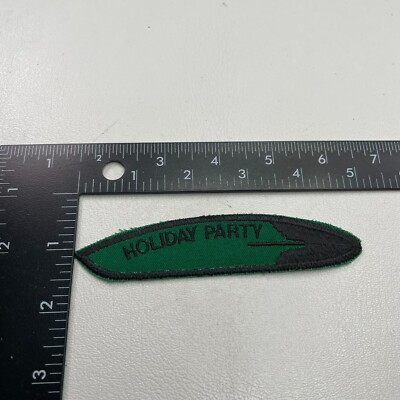 Feather Patch HOLIDAY PARTY green 39DD | eBay