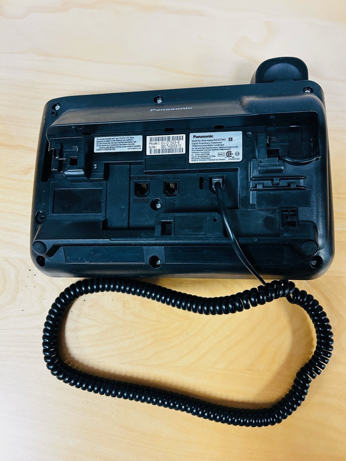 Panasonic KX-DT543 Digital 3-line Phone - Black- | eBay