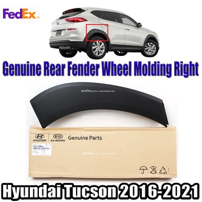 Genuine 87742D3000CA Rear Fender Wheel Molding Right RH For Hyundai ...