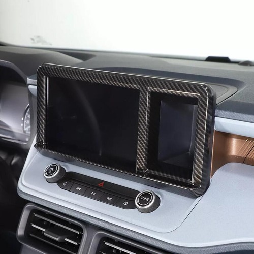 For 22-24 Ford Maverick Carbon Fiber Dash GPS Navigation Screen Frame ...