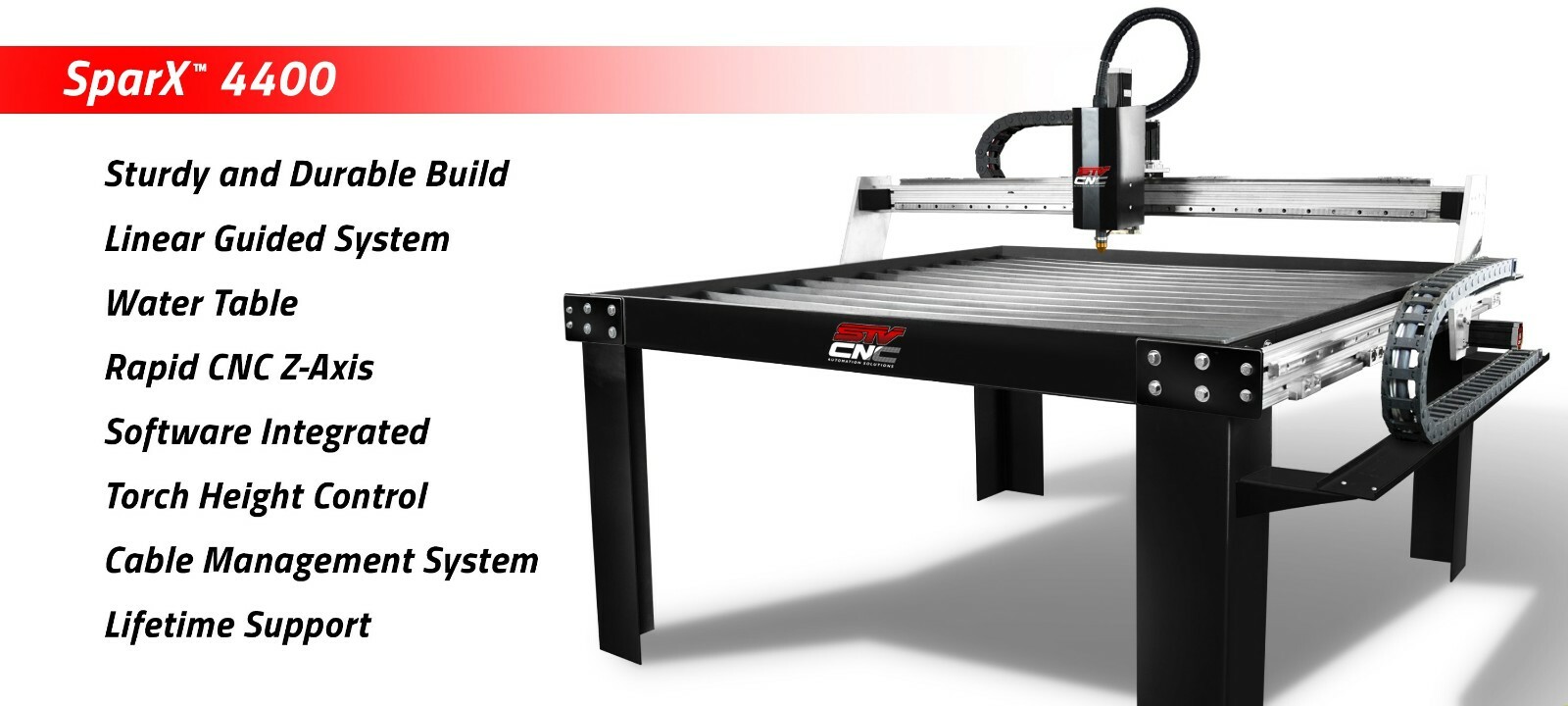 STV CNC SparX-505 5x5 Plasma Cutting Table + Hypertherm Powermax45 XP ...