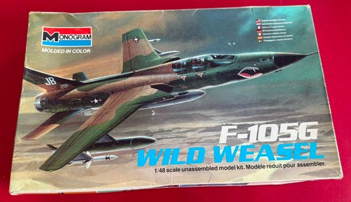 MONOGRAM. F-105G WILD WEASEL 1/48 SCALE. No. 5806. | eBay