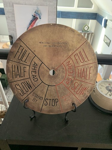 Engine Order Telegraph Henschel Ships With Indicator | eBay