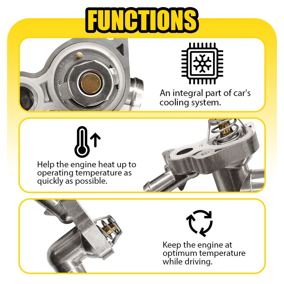 THERMOSTAT HOUSING Fit BMW MINI COOPER R53 & R52 2001-2008 John Cooper ...