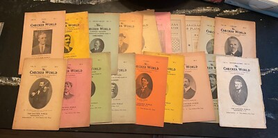 Set of 19 Volumes of Antique Checker Magazines c. 1900 - Checker World ...