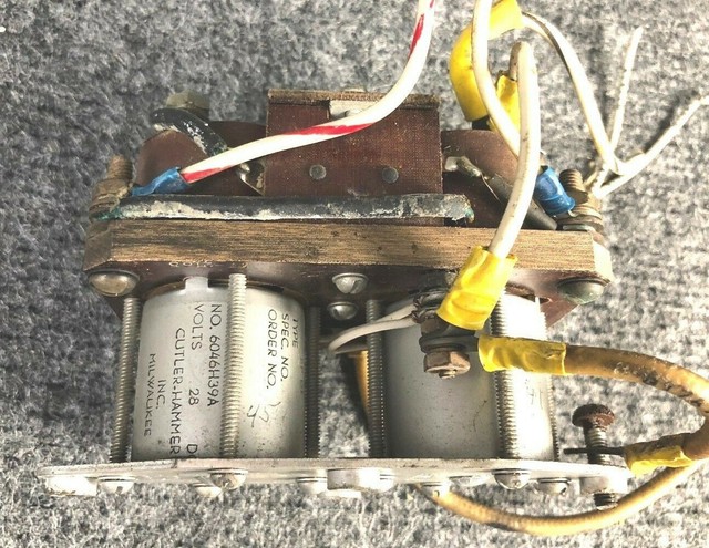 Beech Baron Cutler-Hammer Dynamic Brake Relay P/n 6046H39B 28v for sale ...