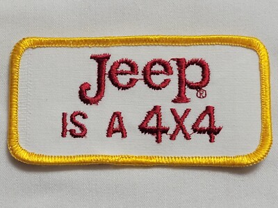 Vintage NOS Patch Jeep Is A 4x4 Shirt Jacket Hat | eBay