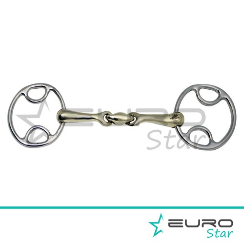 Loose Ring Wilkie Bevel Verbindend Angled Snaffle Bit Lozenge (Eurofront ® Bits) | eBay