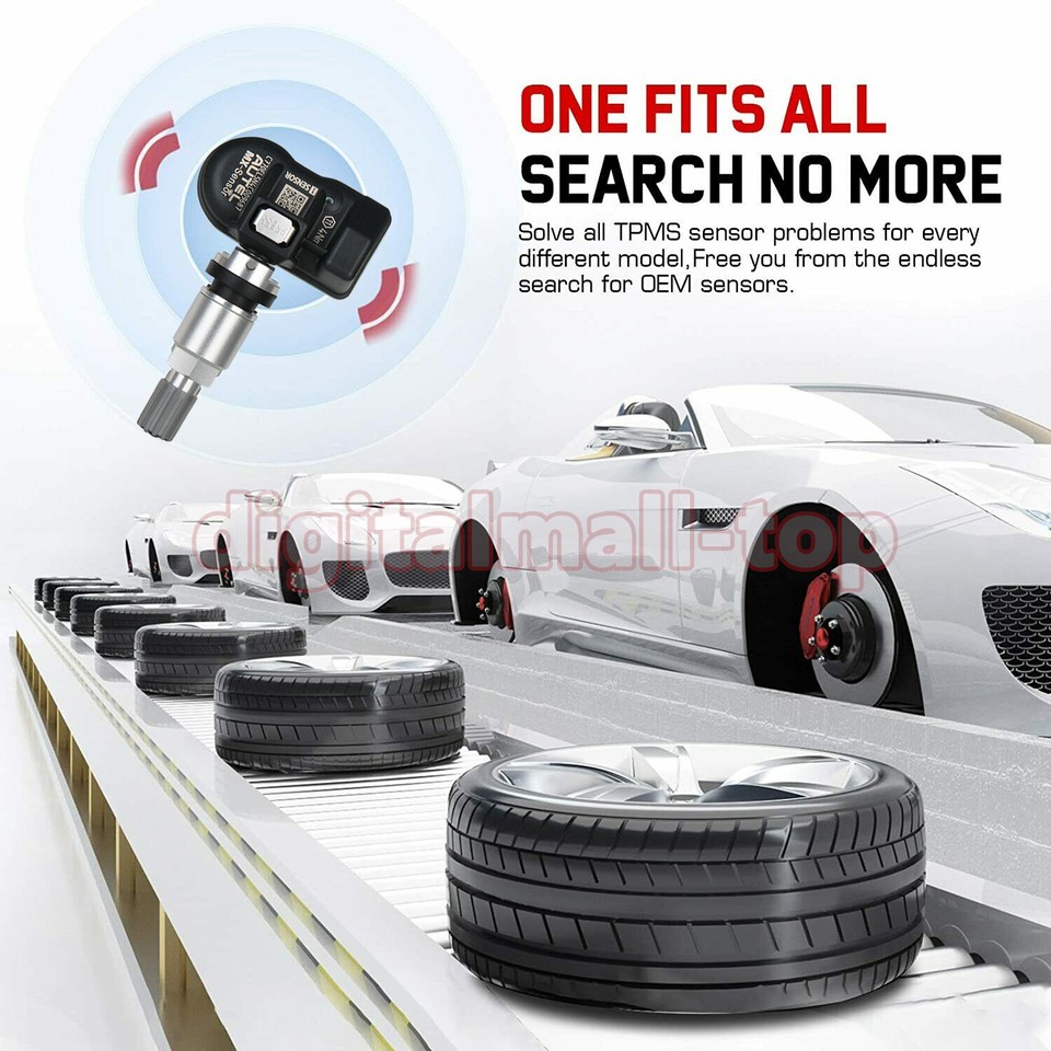 Autel MX-Sensor 315MHz & 433MHz Programmable TPMS Universal Tire ...