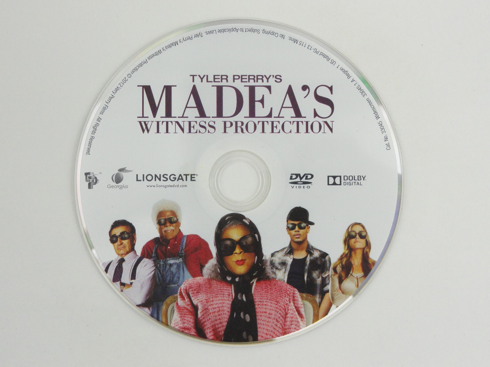 Madea's Witness Protection (DVD, 2012, Widescreen) - DISC ONLY ...