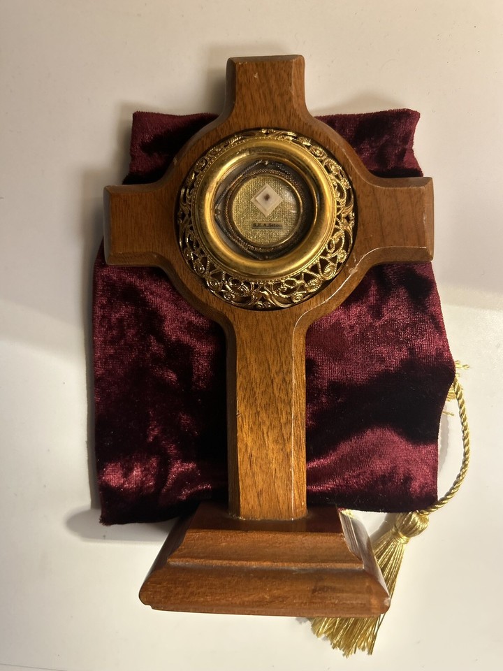 Relic Of Saint Anne In Crucifix | eBay