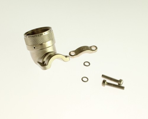 (2 pcs) M85049/51-1-14N Glenair Silver Cable Clamp Backshell Military ...