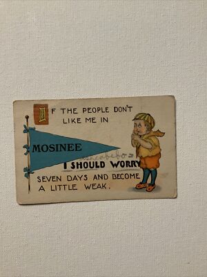 If The People Don’t Like me in Mosinee I Should Worry…Old Comic ...