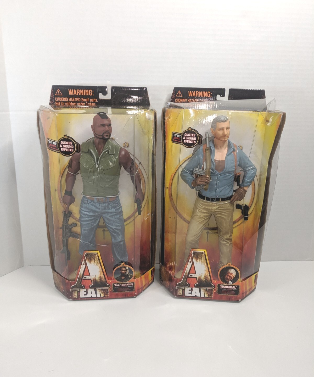 A Team "BA" Baracus & Col. John Hannibal Smith Action Figure 12" 1/6 ...
