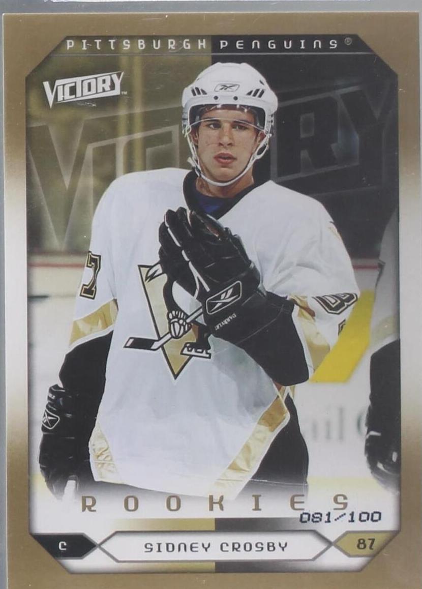 2005-06 Upper Deck Victory - Rookies Sidney Crosby #285 Gold /100 (RC ...
