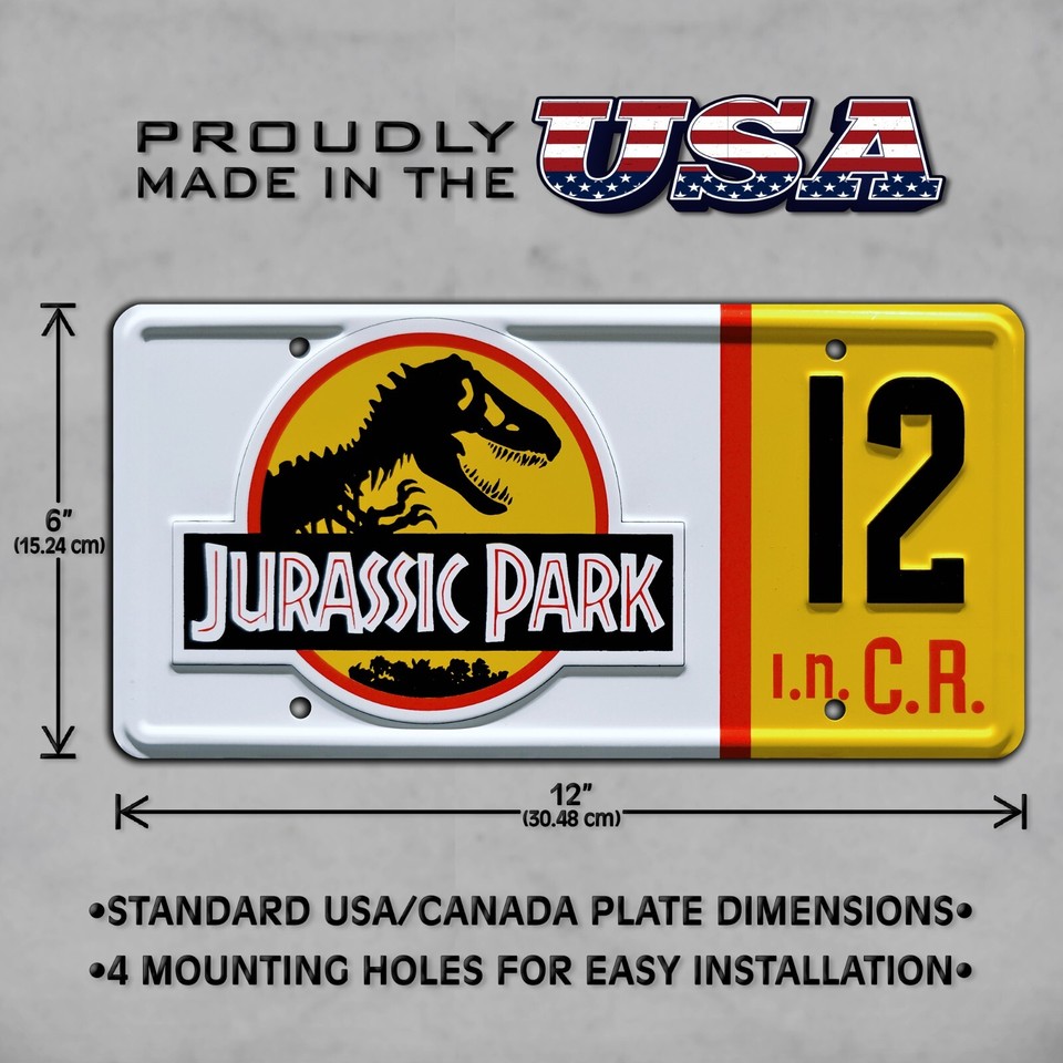 Jurassic Park | Jeep Wrangler Sahara CJ7 YJ | #12 | STAMPED Prop ...