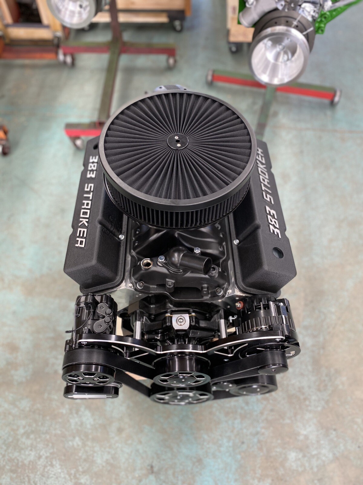 383 R STROKER CRATE ENGINE 500hp ROLLER TURNKEY free TH350 Trans 383 ...