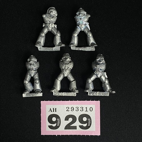 Espace Marine Tactique Marines X 5 Warhammer 40,00 40K Métal Citadel Mk ...