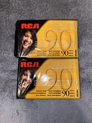 (2) RCA RC90 Normal Bias 90min Cassette - 2 Pack. New -Sealed | eBay
