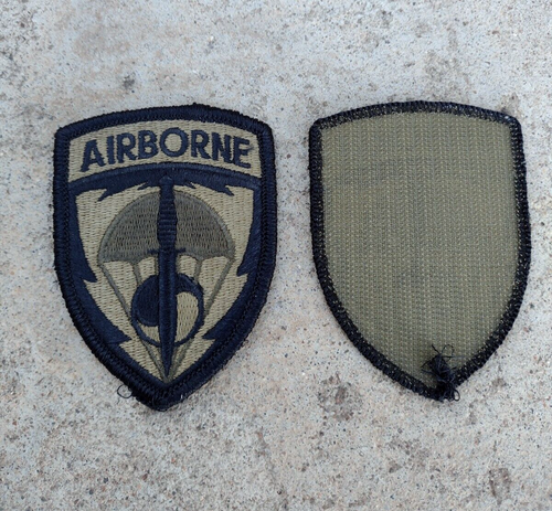SET OF 2 ROK SPECIAL WARFARE COMMAND PATCH KOREAN ARMY AIRBORNE SUBDUED ...