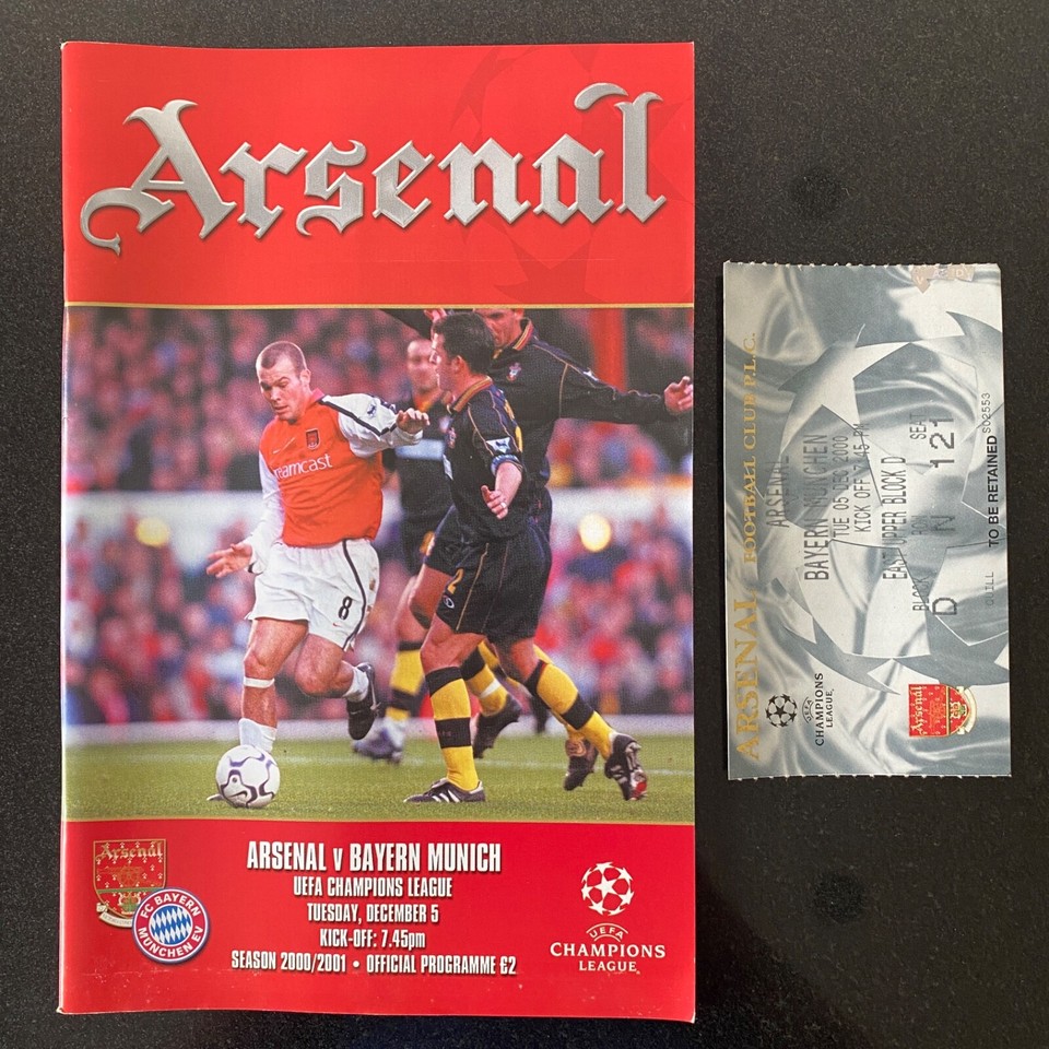 ARSENAL Football Programmes YOU CHOOSE 1993 96 97 98 99 2000 01 02 05 ...