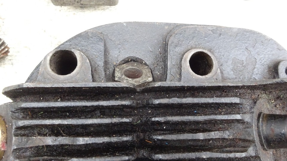 Vintage Norton Early Cast Iron International CS1 Cylinder Head OHC SOHC ...