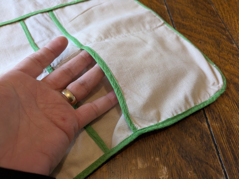 Very Pretty Vintage Hand Made/Hand Embroidered Stockings Holder | eBay