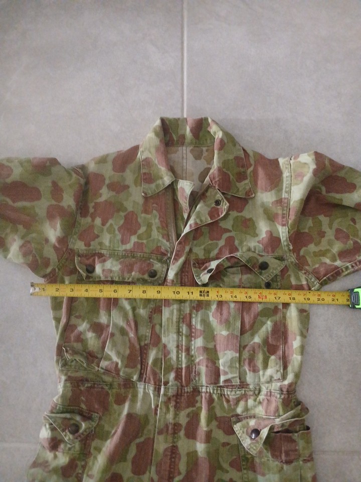 Original WW2 US Marine Corps 1st Pattern Frogskin REVERSIBLE Camo ...