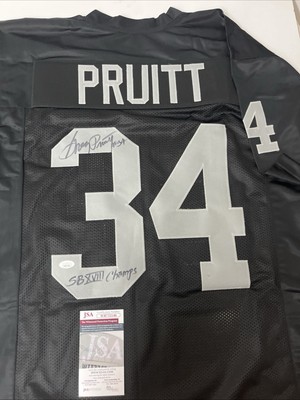 Greg Pruitt Autographed Oakland Raiders Black Jersey JSA Authenticated ...