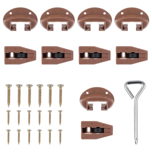 5 Sets Drawer Guide Kit, Undermount Replacement Drawer Slides Stopper ...