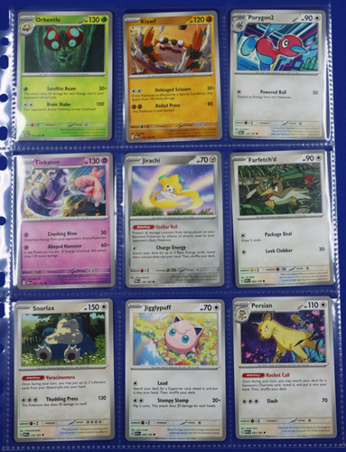 Pokemon TCG Binder Page Lot of 18 Common Monster Cards Porygon 2 ...