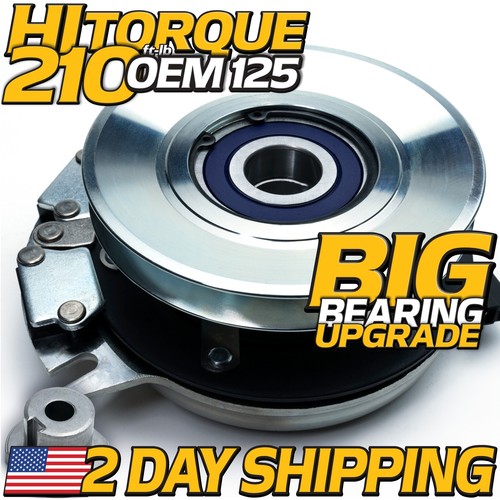 HiTorque 210ftlb (OEM 125) BIGBearing PTO Clutch fits Hustler 603545 ...