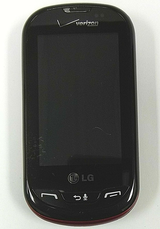 LG Extravert VN271 - Black and Red ( Verizon ) Rare Cellular Slider ...