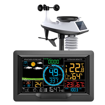 Wireless Weather Station Temperature Humidity Remote Monitor System ...