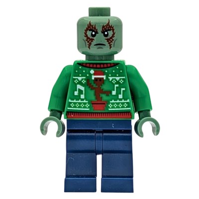 LEGO Guardiani della Galassia Drax sh0837 minifigure Marvel set 76231 ...