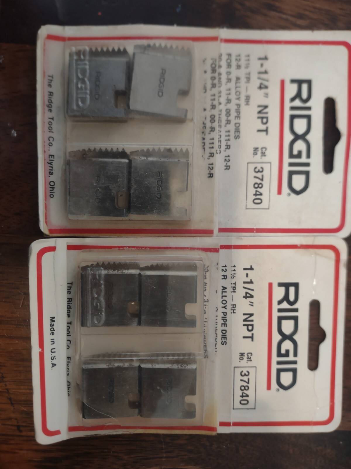 Qty 2- Ridgid 12-R 1-1/4" NPT 37840 | eBay
