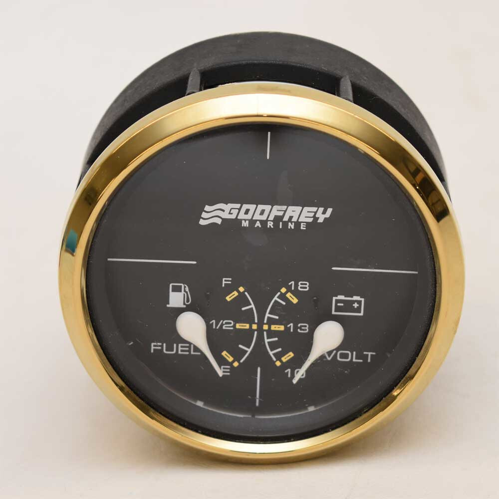 Godfrey Boat Multifunction Gauge GF0115A | Faria Regal Gold 3 1/4 Inch ...