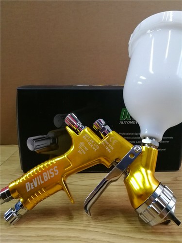 Devilbiss GTI PRO LITE 1.3mm TE20 Gold Nozzle Tool Pistol Spray Gun ...