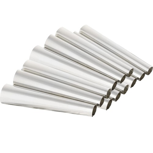 Cream Metal Cones - Pack of 12 - Baking Stainless Steel Horn Molds ...